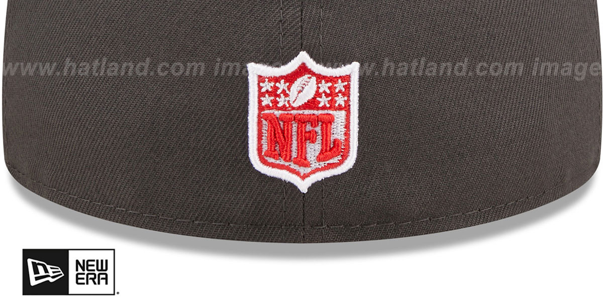 Kansas City Chiefs 2T COLOR PACK Charcoal-Red Fitted Hat