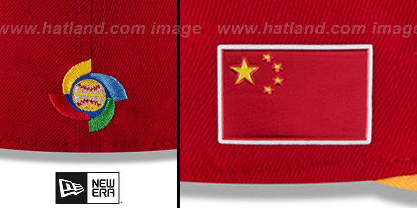China PERFORMANCE WBC-2 Red-Gold Hat by New Era