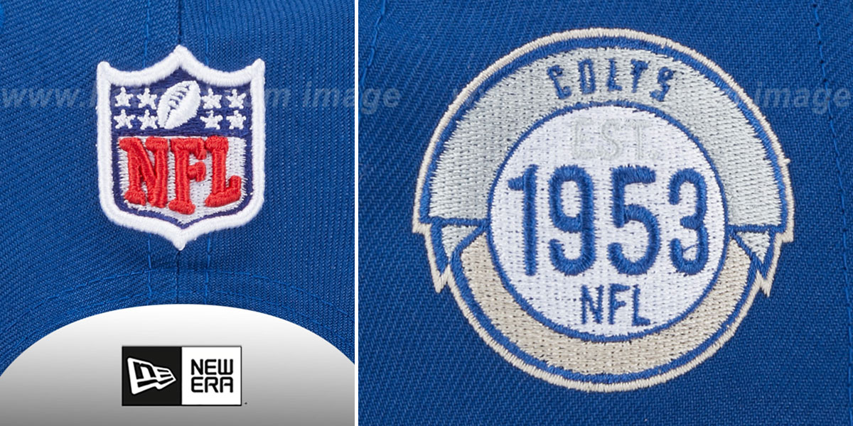 Baltimore/Indianapolis Colts HISTORIC SIDELINE SNAPBACK Royal Hat