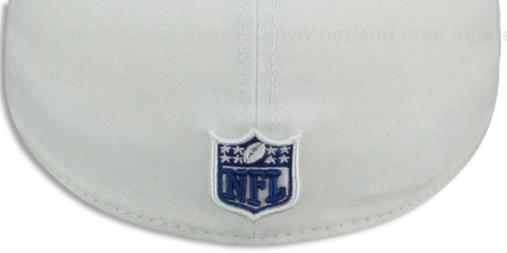 Baltimore Colts SUPER BOWL V White-Royal Fitted Hat