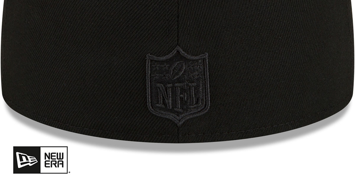 Washington Commanders NFL TEAM-BASIC BLACKOUT Fitted Hat