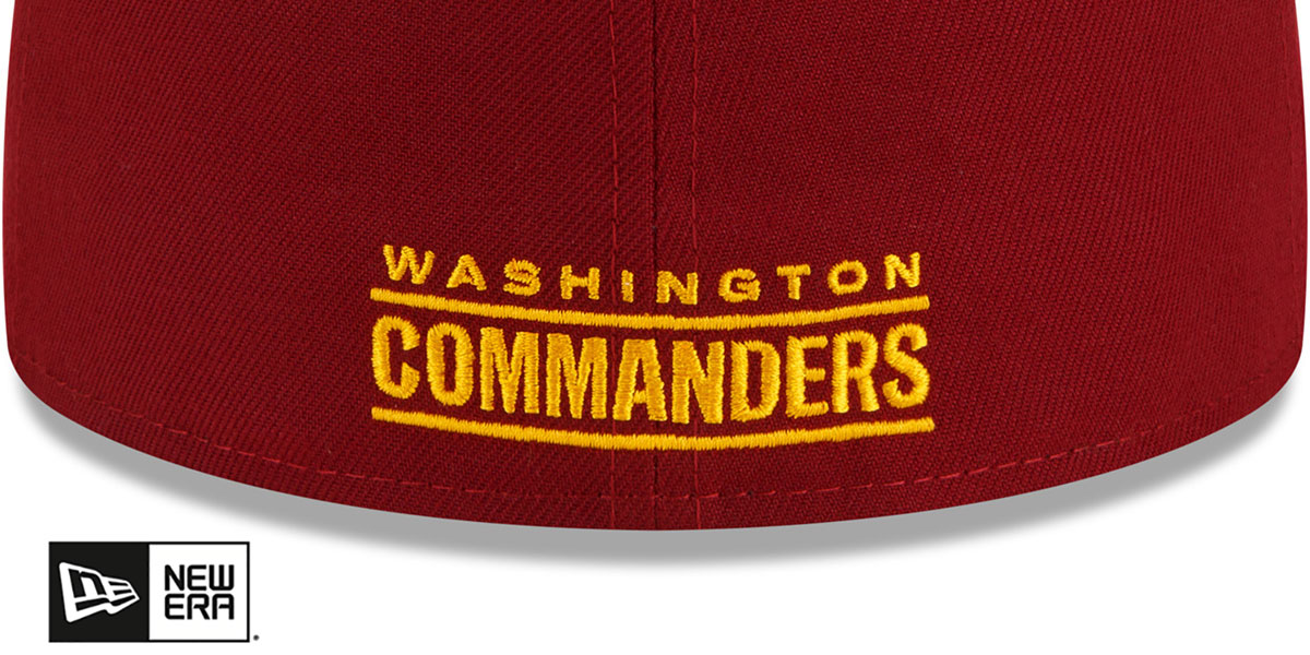Washington Commanders NFL TEAM-BASIC Burgundy Fitted Hat