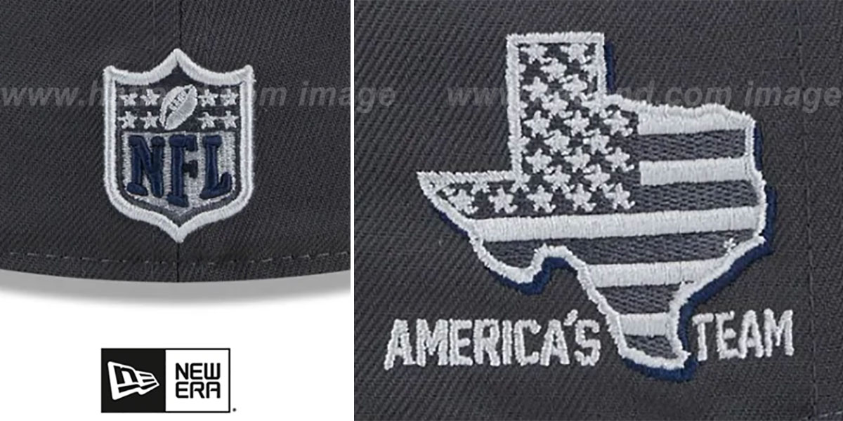 Dallas Cowboys 2024 ONSTAGE NFL DRAFT Grey Fitted Hat