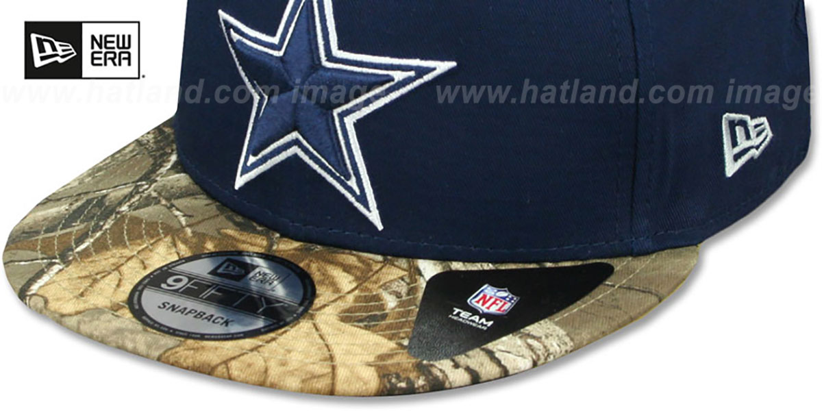 Dallas Cowboys TEAM REELTREE CAMO SNAPBACK Hat by New Era