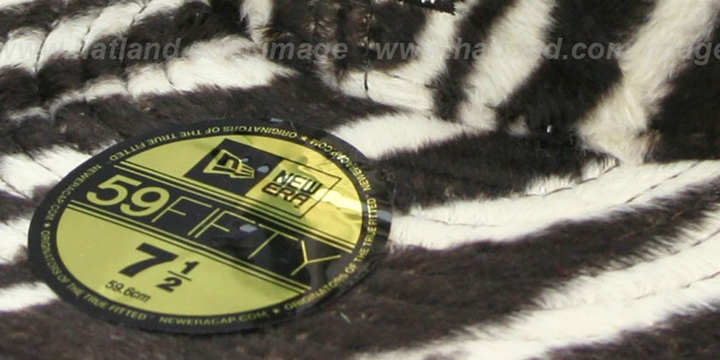 Los Angeles Dodgers ZEBRA ANIMAL-FUR MESH-BACK Fitted Hat