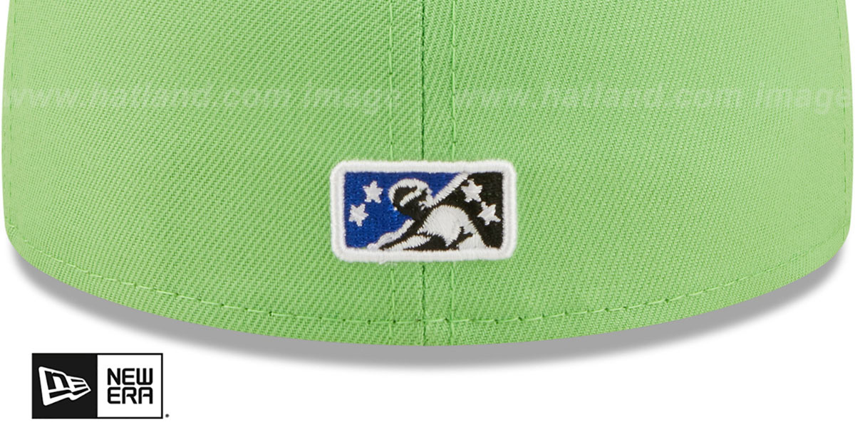 Tulsa Drillers THEME NIGHT Lime-Royal Fitted Hat by New Era
