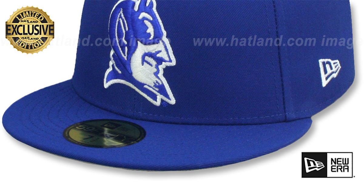 Duke NCAA ALTERNATE TEAM-BASIC Royal Fitted Hat by New Era