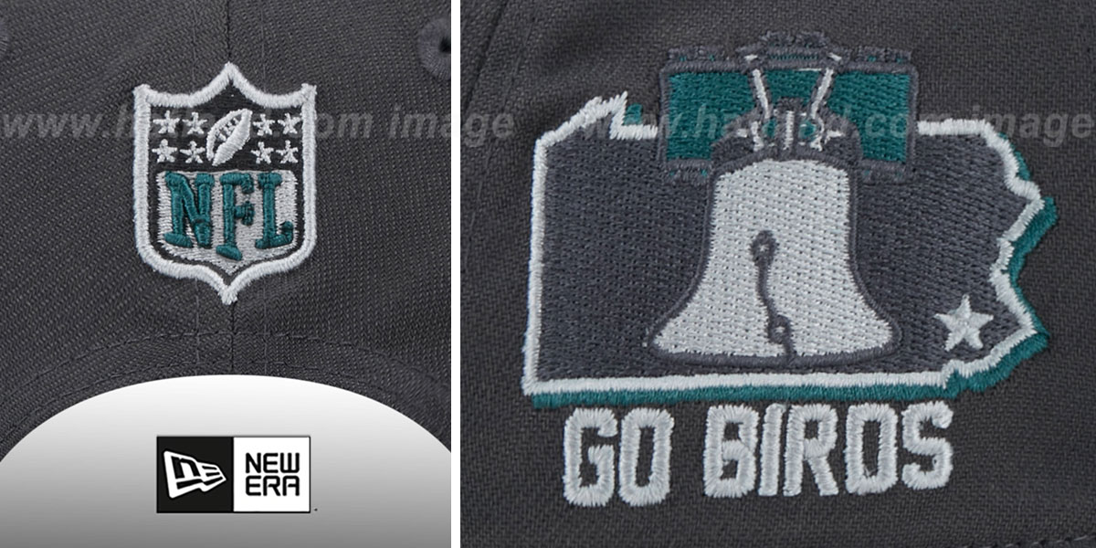 Philadelphia Eagles 2024 NFL DRAFT STRETCH-SNAP Grey Hat