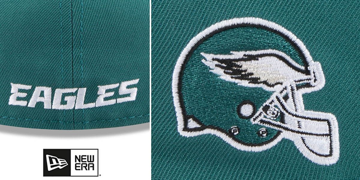 Philadelphia Eagles DECEPTOR Green Fitted Hat by New Era
