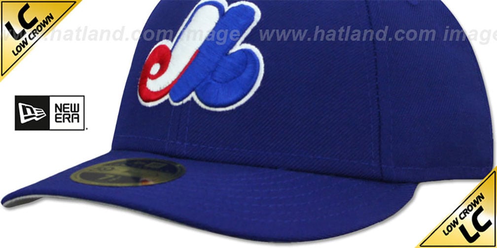 Montreal Expos LOW-CROWN 1969-2004 COOPERSTOWN Fitted Hat