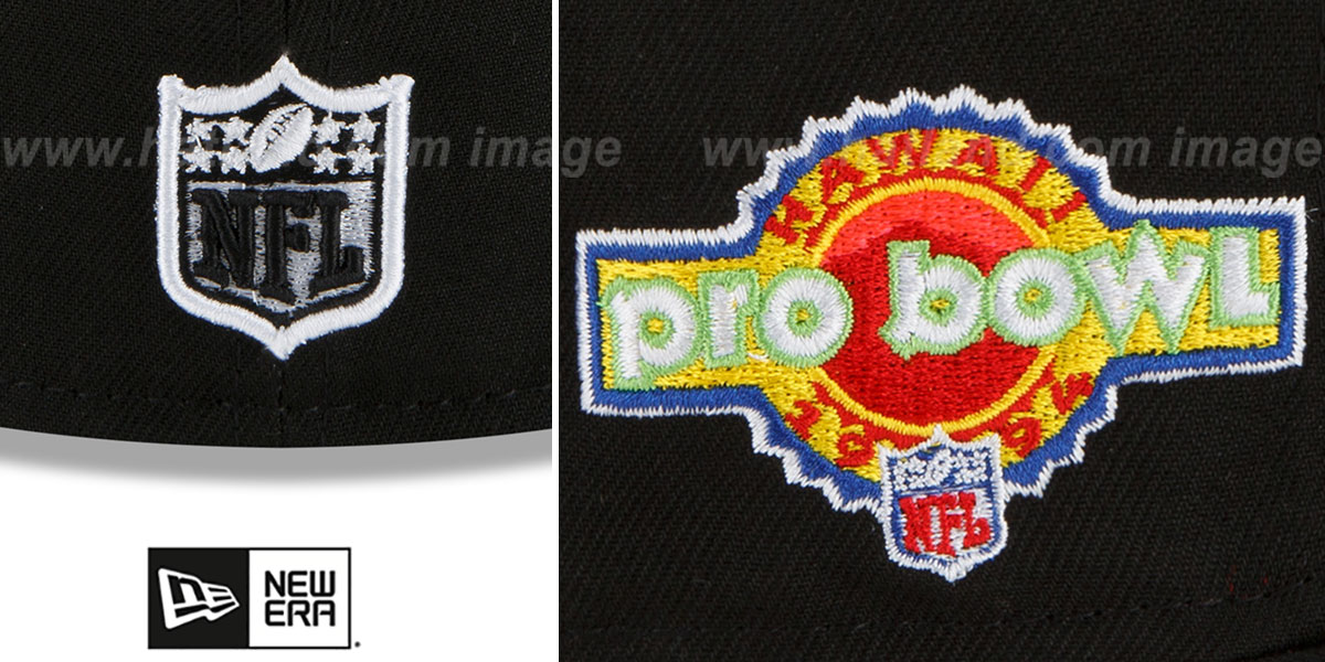 Atlanta Falcons 1994 PRO BOWL SIDE-PATCH Black Fitted Hat