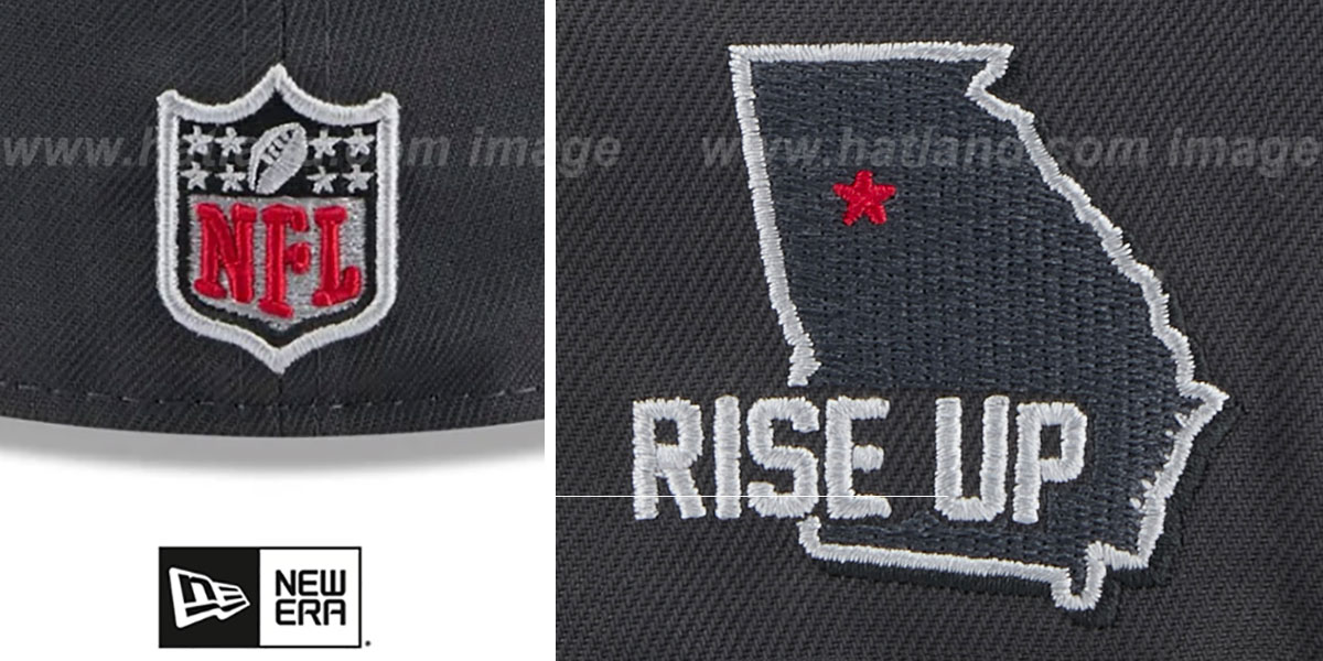 Atlanta Falcons 2024 ONSTAGE NFL DRAFT Grey Fitted Hat