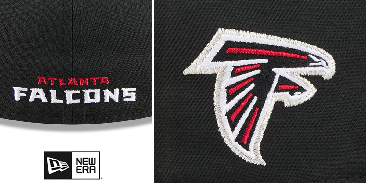 Atlanta Falcons DECEPTOR Black Fitted Hat by New Era