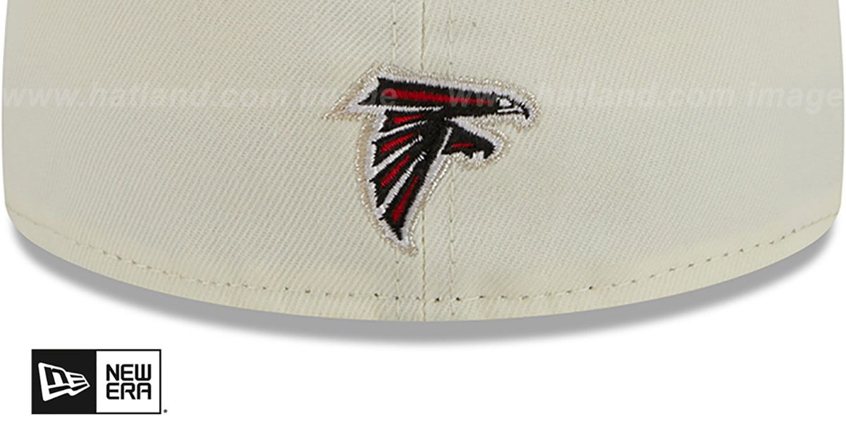 Atlanta Falcons NFL LIGATURE White-Red Fitted Hat by New Era