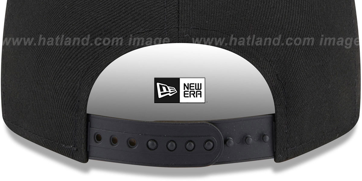 New York Giants NFL TIDAL WAVE SNAPBACK Black-Charcoal Hat