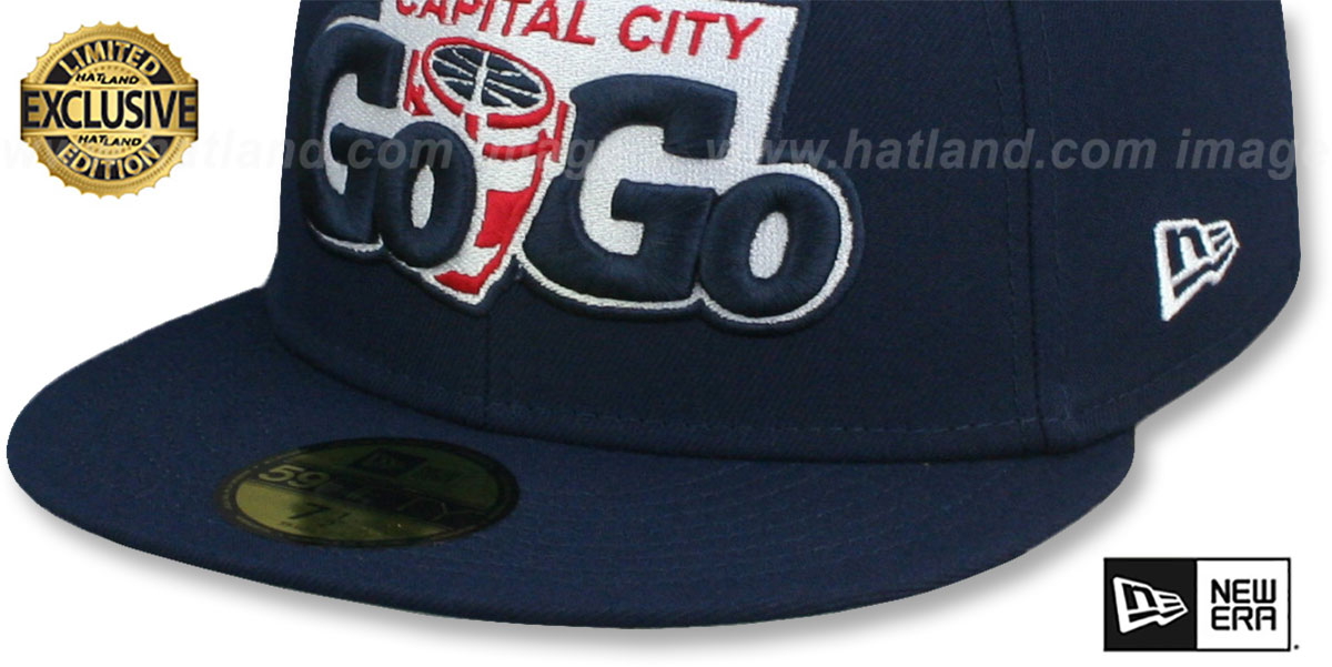 Capital City GoGo NBA G-LEAGUE Navy Fitted Hat by New Era