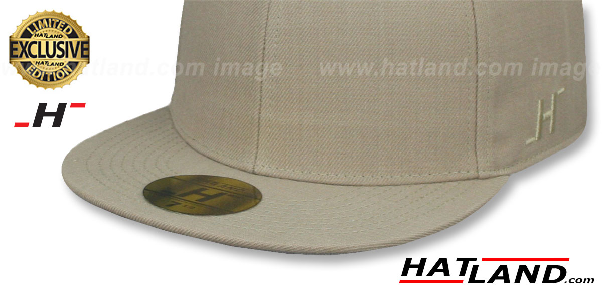 Hatland HYBRID E5-BLANK Solid Tan Fitted Hat