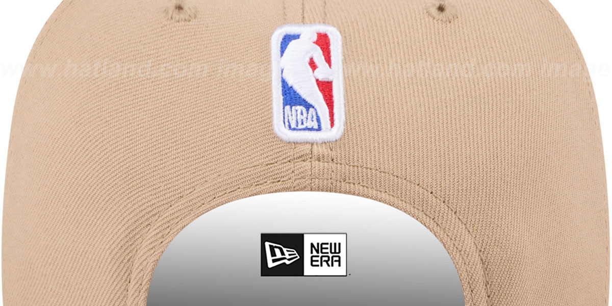 Miami Heat 2024 NBA DRAFT SNAPBACK Camel-Black Hat