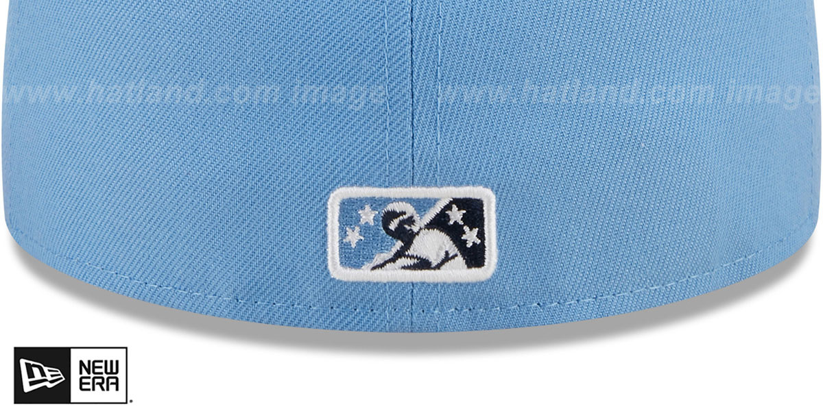 Hillsboro Hops MILB MARVEL DEFENDERS Sky-Navy Fitted Hat