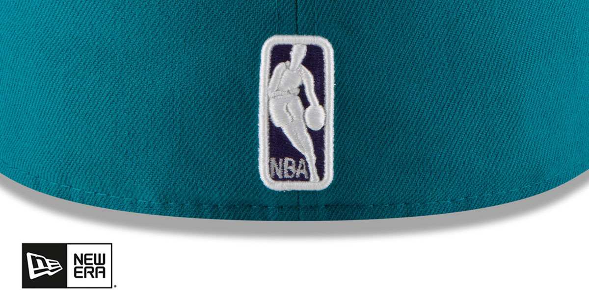 Charlotte Hornets NBA TEAM-BASIC Teal Fitted Hat by New Era