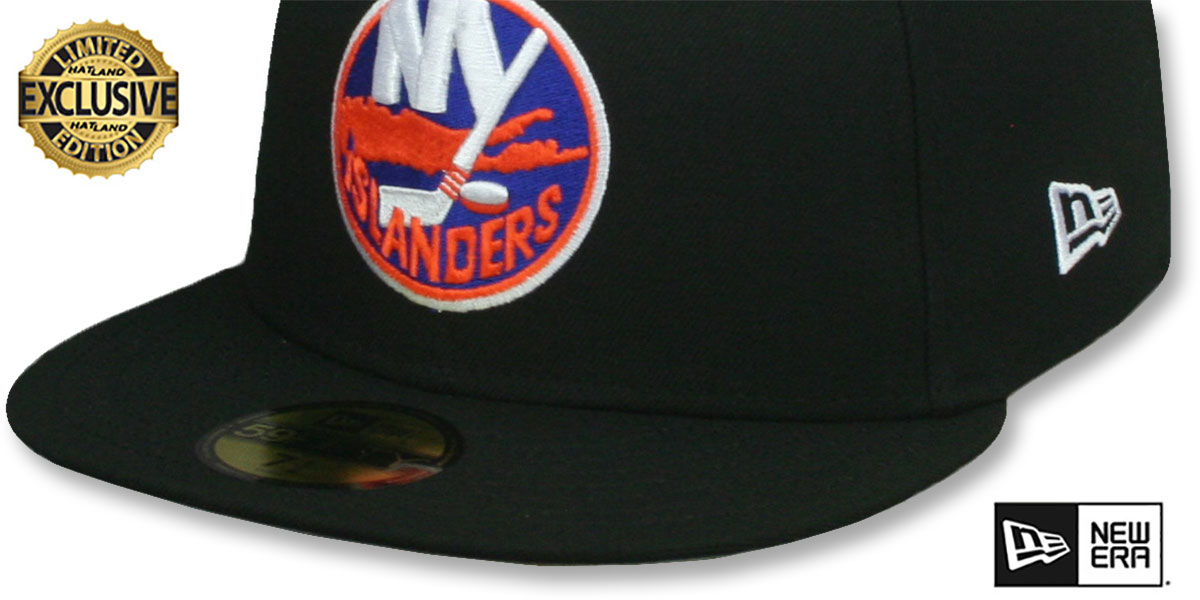 New York Islanders NHL TEAM-BASIC Black Fitted Hat