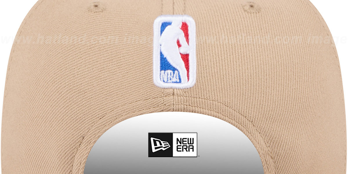 Utah Jazz 2024 NBA DRAFT SNAPBACK Camel-Black Hat by New Era
