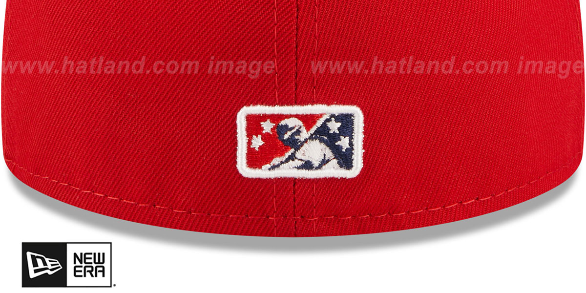 Jacksonville Jumbo Shrimp THEME NIGHT Red-Blue Fitted Hat