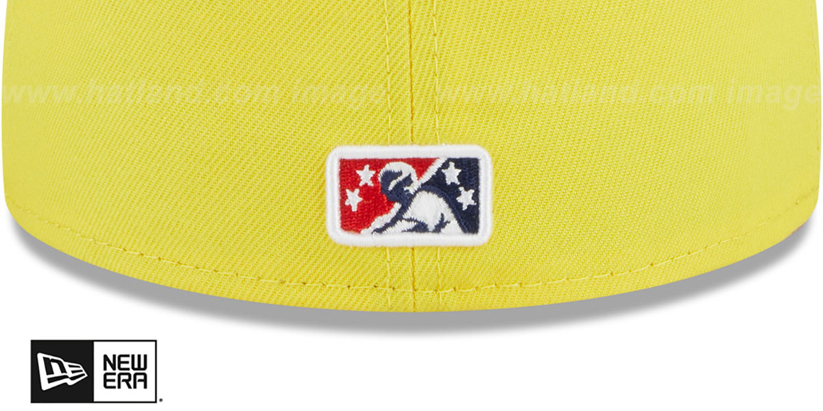 Jacksonville Jumbo Shrimp THEME NIGHT Yellow Fitted Hat
