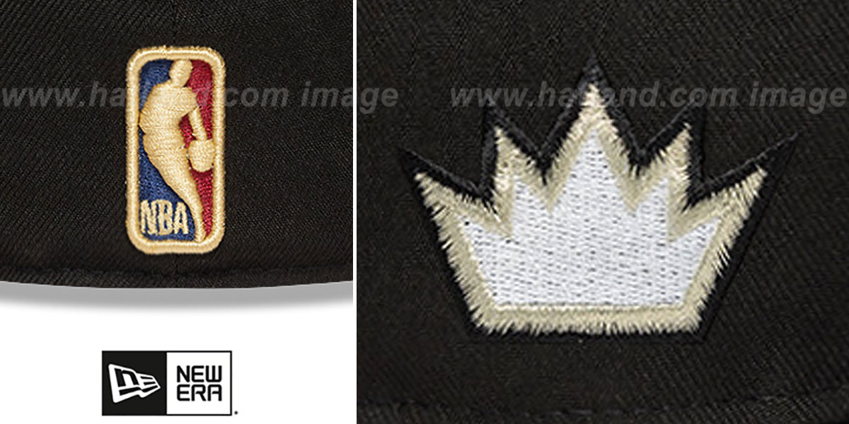 Sacramento Kings NBA CLASSIX Black Fitted Hat by New Era