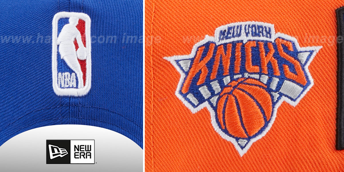 New York Knicks COLOR BLOCK BACK HALF SNAPBACK Hat