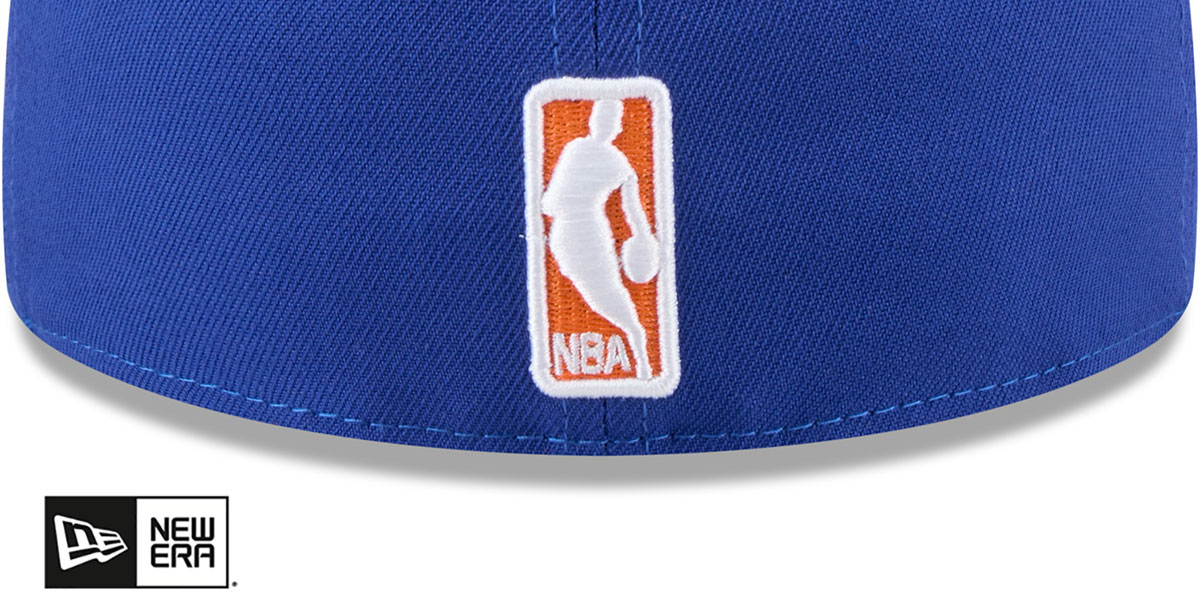 New York Knicks NBA TEAM-BASIC Royal Fitted Hat by New Era