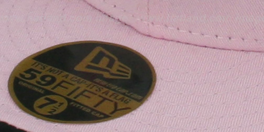 Los Angeles Lakers PINWHEEL Light Pink-Black Fitted Hat