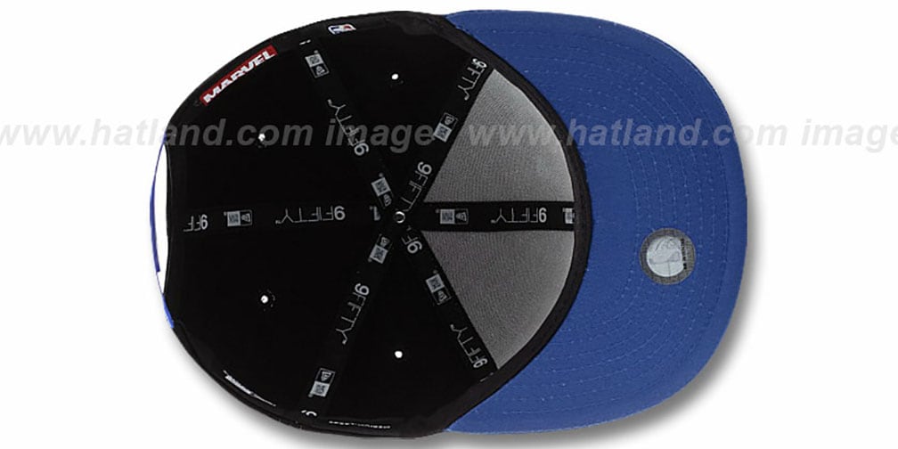 Orlando Magic MARVEL RETRO-SLICE SNAPBACK Black-Royal Hat