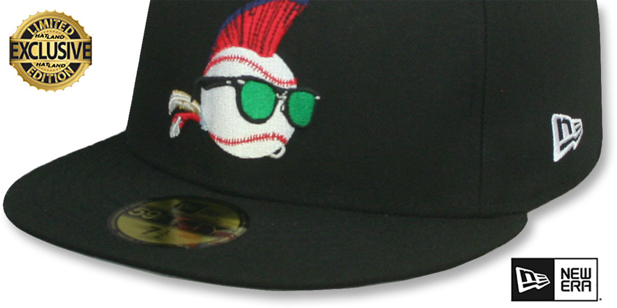 Major League WILD THING Black Fitted Hat by New Era