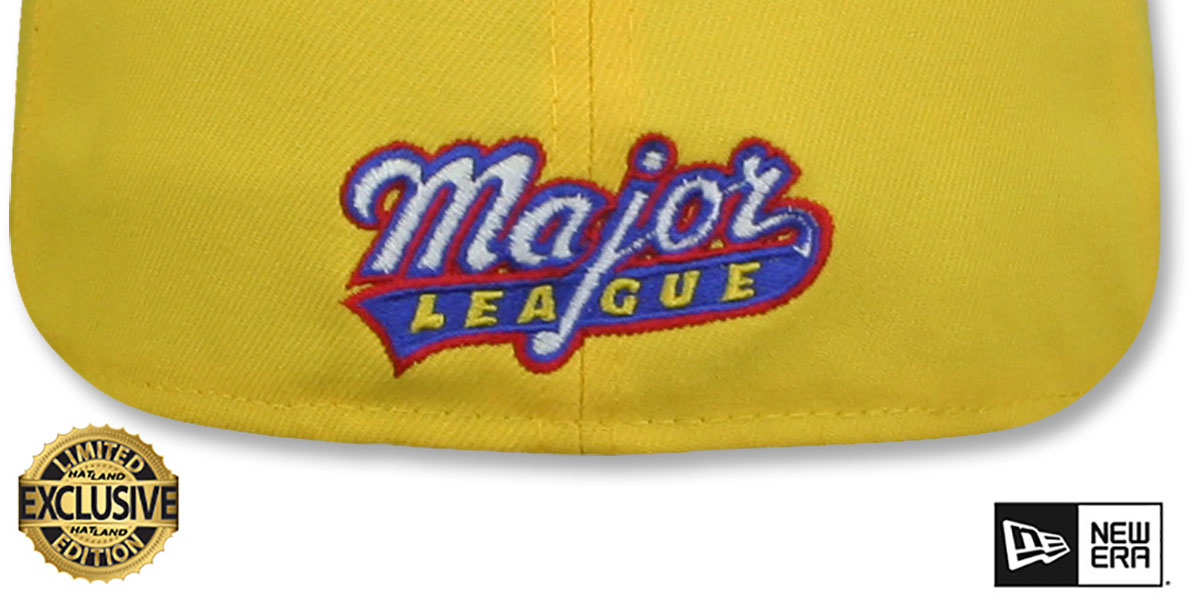 Major League WILD THING Yellow Fitted Hat by New Era