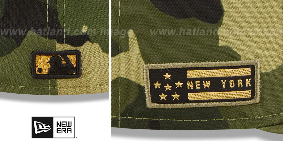 New York Mets 2022 ARMED FORCES STARS N STRIPES Hat