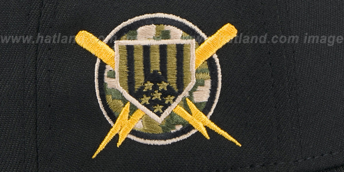 New York Mets 2024 ARMED FORCES STARS N STRIPES STRETCH SNAP Hat