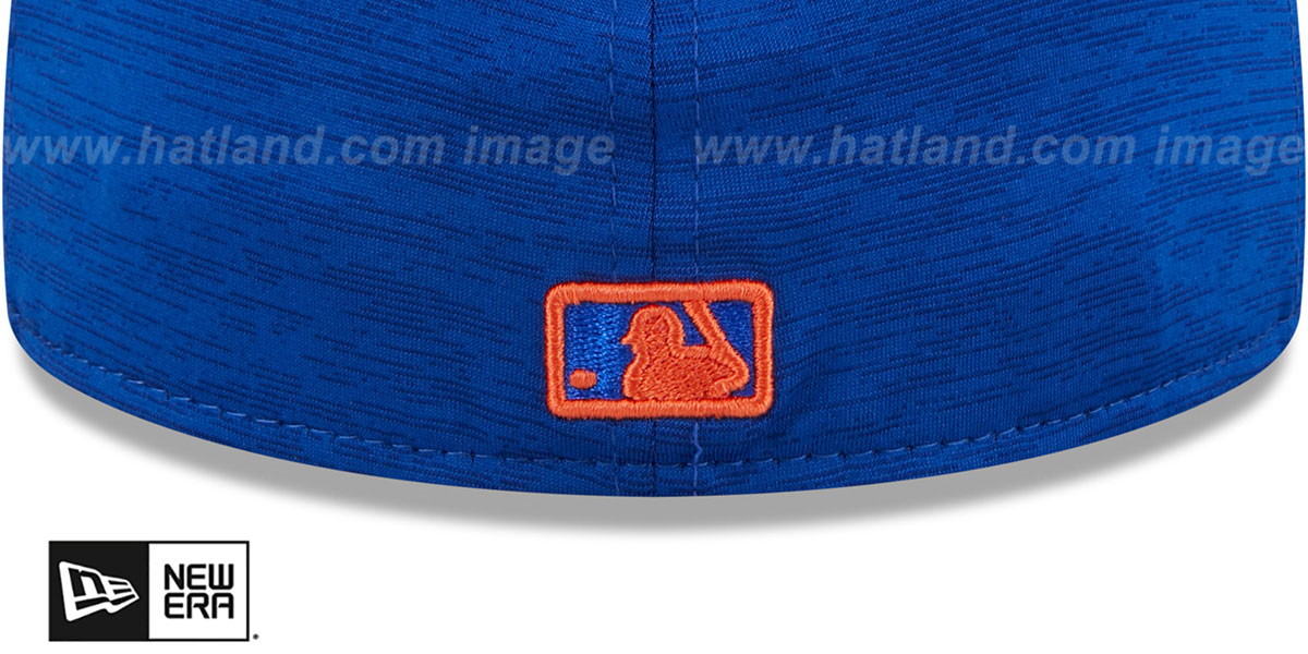 New York Mets 2024 ONFIELD CLUBHOUSE Heather Royal Fitted Hat
