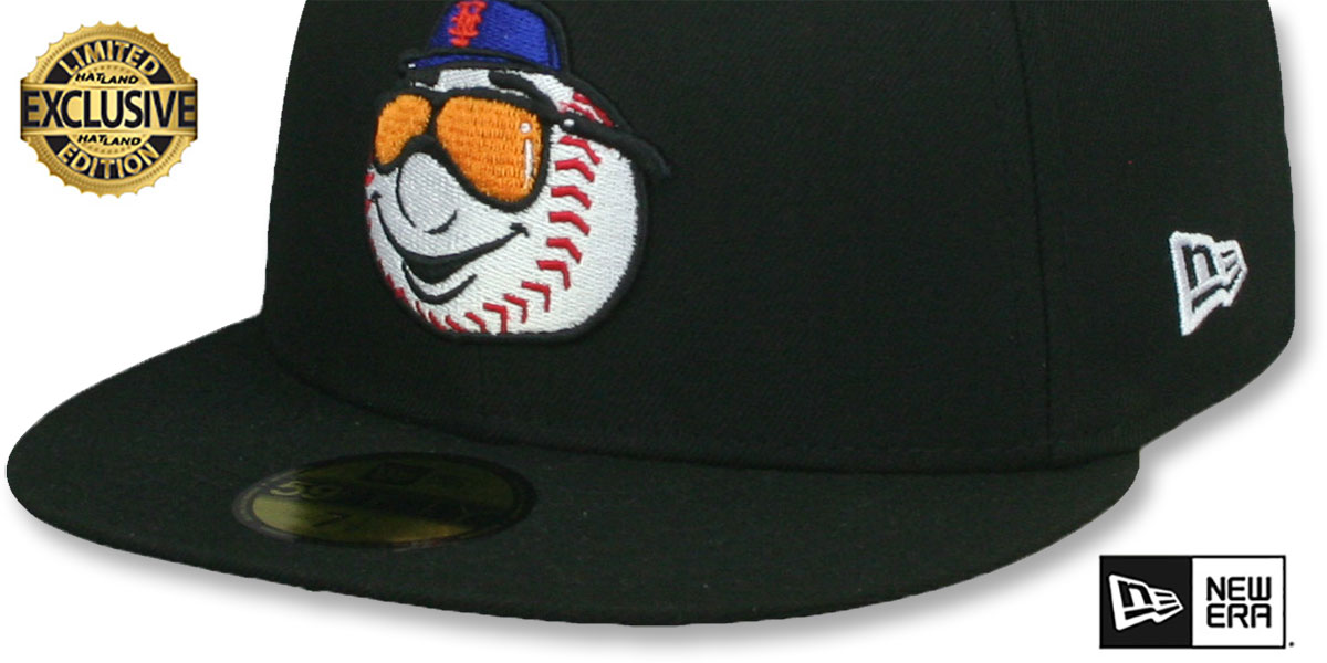 New York Mets SHADES MR MET Black Fitted Hat by New Era
