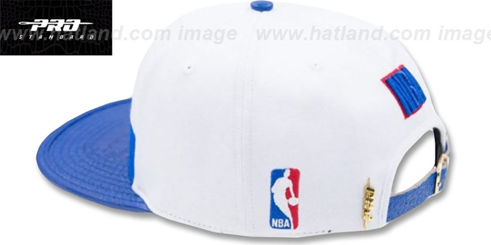 NBA Logoman HORIZON STRAPBACK White-Royal Hat