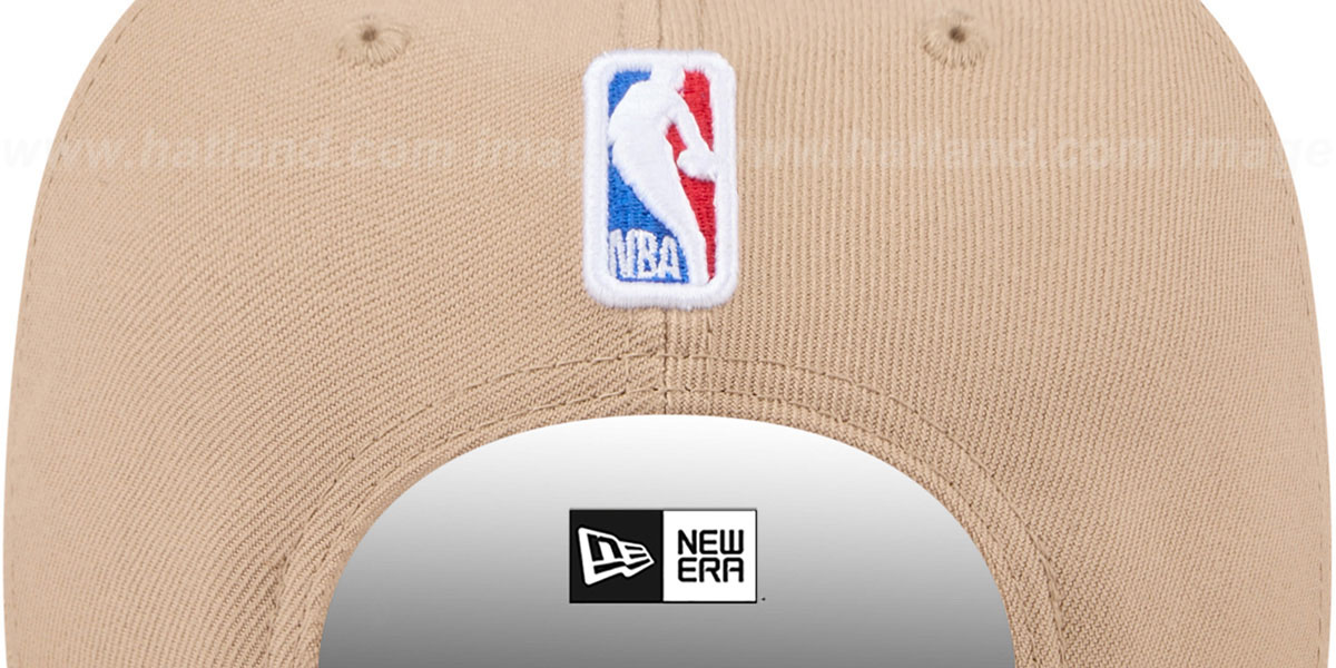 Brooklyn Nets 2024 NBA DRAFT SNAPBACK Camel-Black Hat