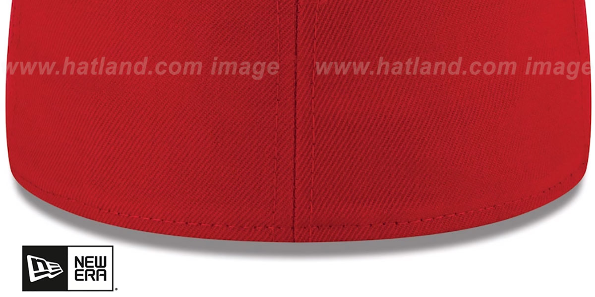New Era 59FIFTY-BLANK Solid Red Fitted Hat