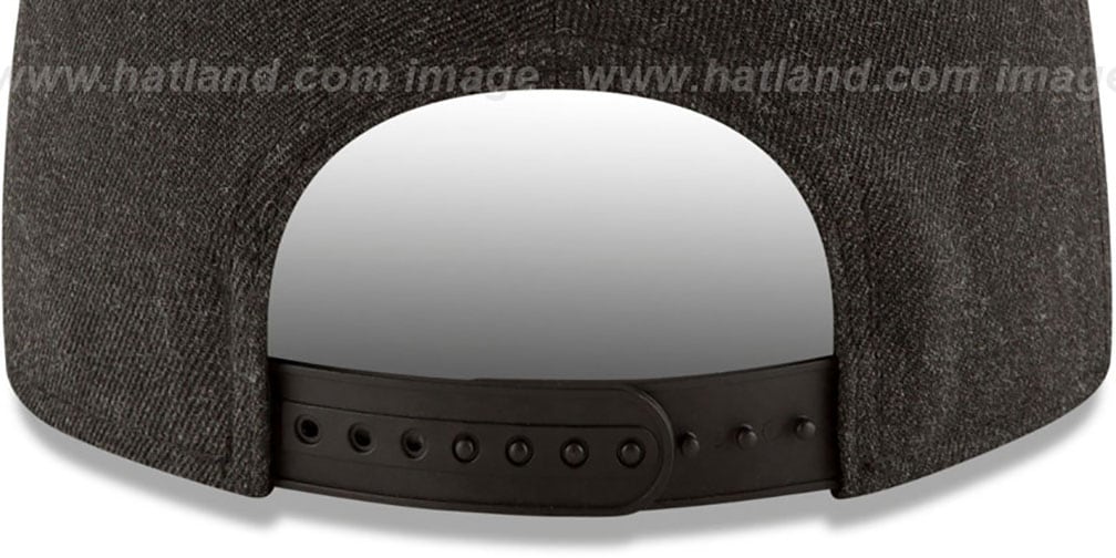New Era BLANK SNAPBACK Heather Black Hat