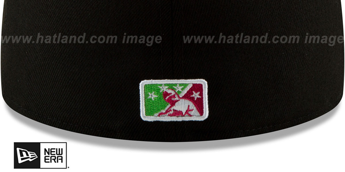 Modesto Nuts COPA White-Black-Lime Fitted Hat by New Era