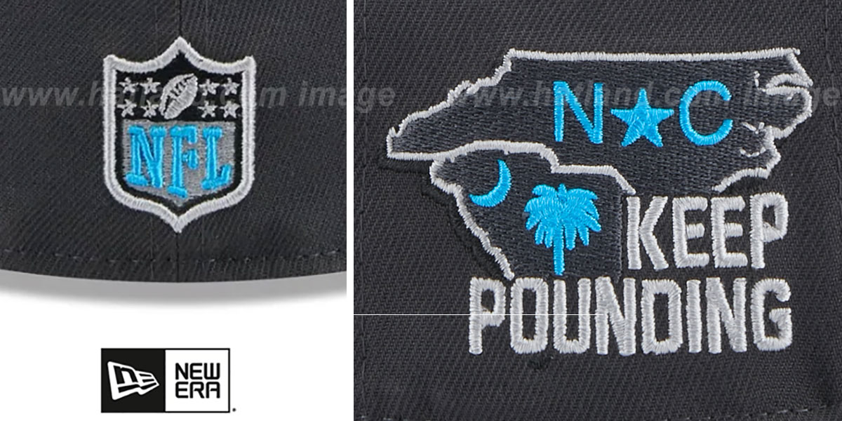 Carolina Panthers 2024 ONSTAGE NFL DRAFT Grey Fitted Hat