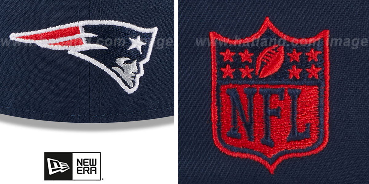 New England Patriots 2023 NFL DRAFT Navy Fitted Hat