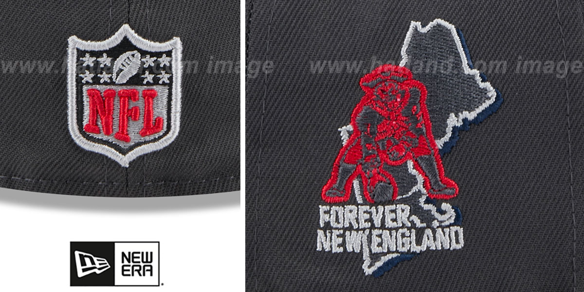 New England Patriots 2024 ONSTAGE NFL DRAFT Grey Fitted Hat