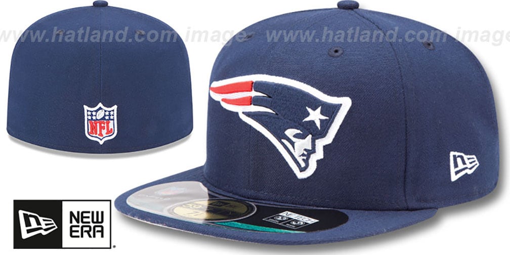 New England Patriots NFL BCA Navy Fitted Hat by New Era