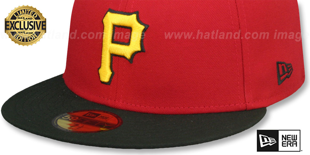 Pittsburgh Pirates COOPERPACK Red-Black Fitted Hat
