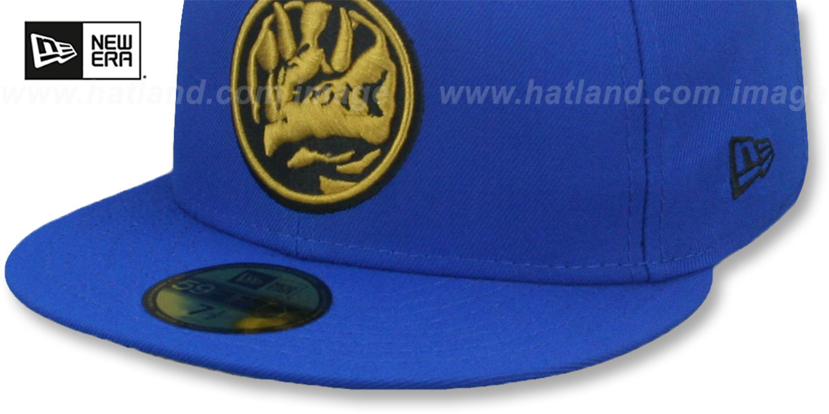 Power Rangers TRICERATOPS Royal Fitted Hat by New Era